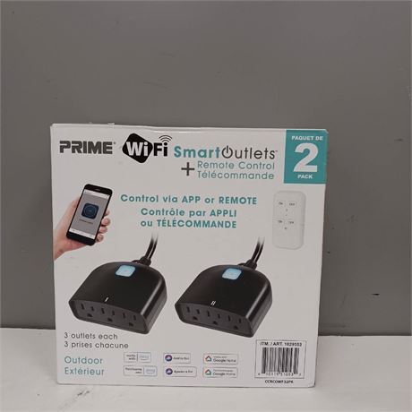 Events Viewbid - Prime WiFi Smart Outlets + Remote Control Outdoor ...