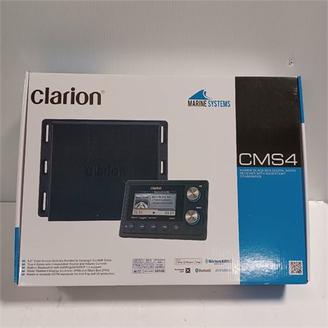 Events Viewbid - Clarion CMS4 Marine Black Box Digital Media Reciever W ...