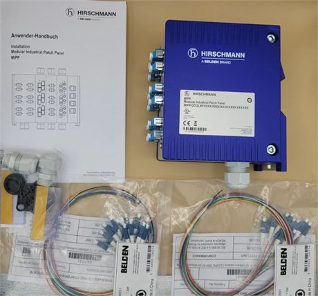 Events Viewbid - Belden Hirschmann MIPP/GD/2L9P Modular Industrial Fiber Patch Panel
