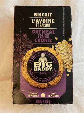 Events Viewbid - Big Daddy - Oatmeal & Raisin Cookies - Size: 8 Cookies ...