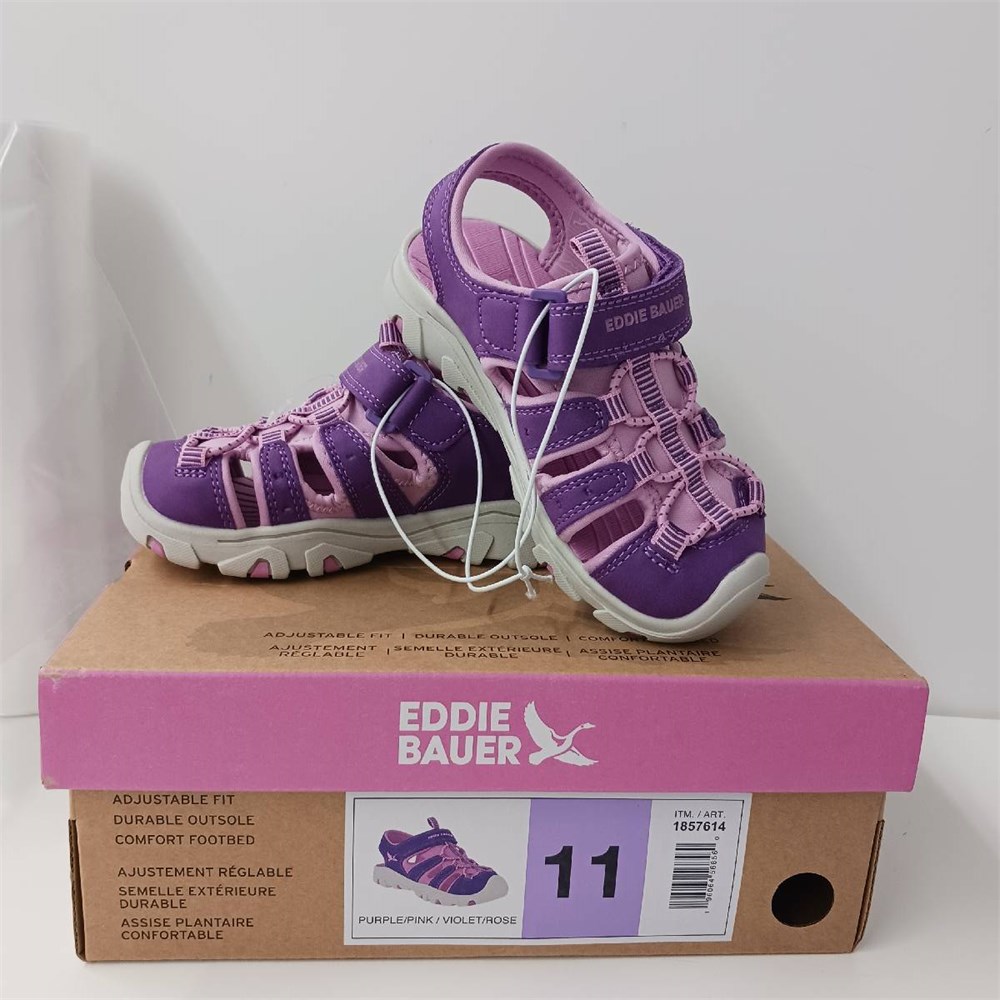 Events Viewbid - Kids Size11 Eddie Bauer Sandal/Sneaker Violet & Purple
