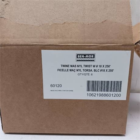 Events Viewbid - Lot of 6- Ben-More Seine Twine, Mason & Chalk, White ...