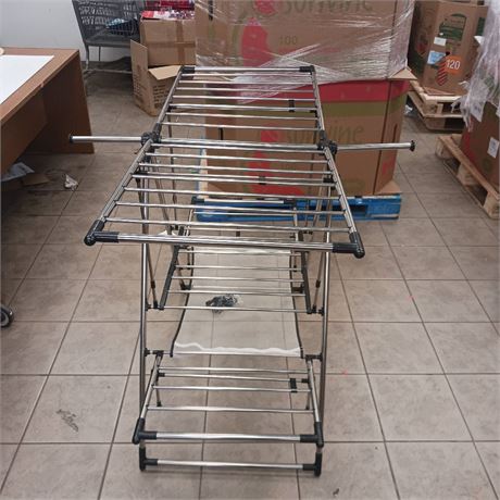 Events Viewbid - Greenway Multi-Level Laundry Rack with extendable ...