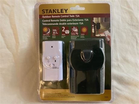 Events Viewbid - Stanley - Outdoor Remote Control Twin - 15 Amp - Great ...