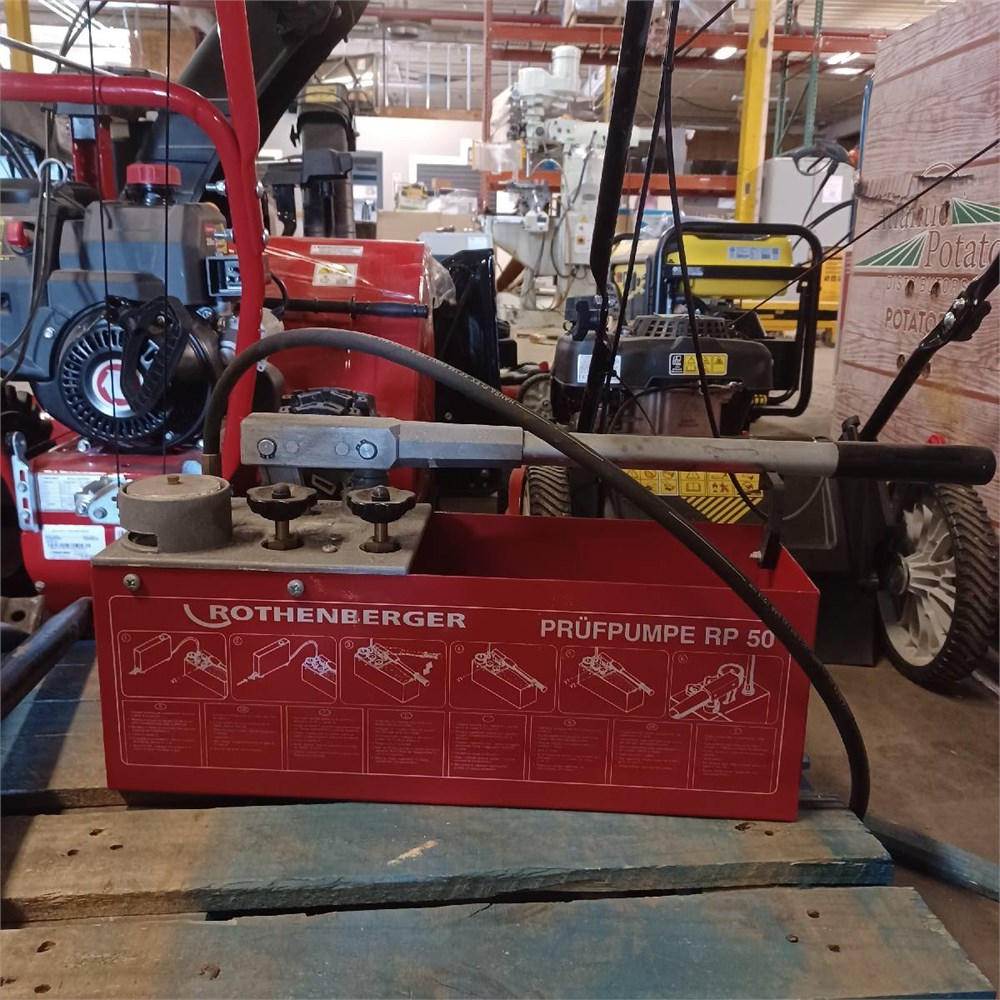 Events Viewbid - RothenBerger RP 50 Test Pump - SEE DESC