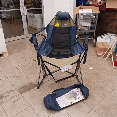 Events Viewbid - Rio Swinging Hammock Chair With Footrest 300lbs