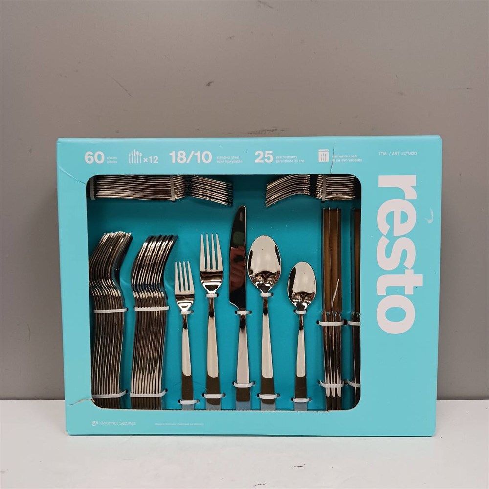 Events Viewbid - Resto 60 Pieces Flatwear