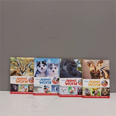 Events Viewbid - Lot of 4 Disney Animal World Book