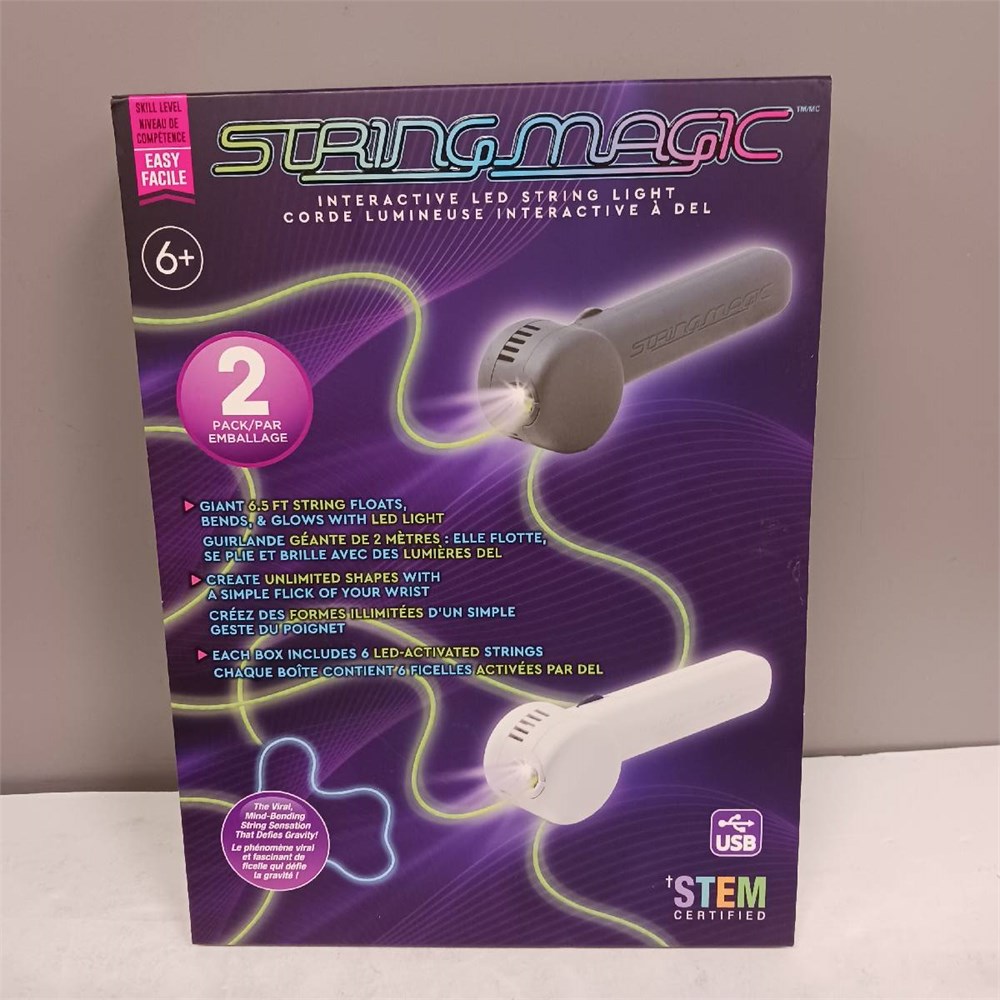 Events Viewbid - String Magic Interactive LED String Light 2 Pack Ages 6+