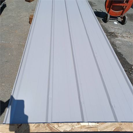 Events Viewbid - Lot of 20 - Light Grey Metal Panel 10' x 3'