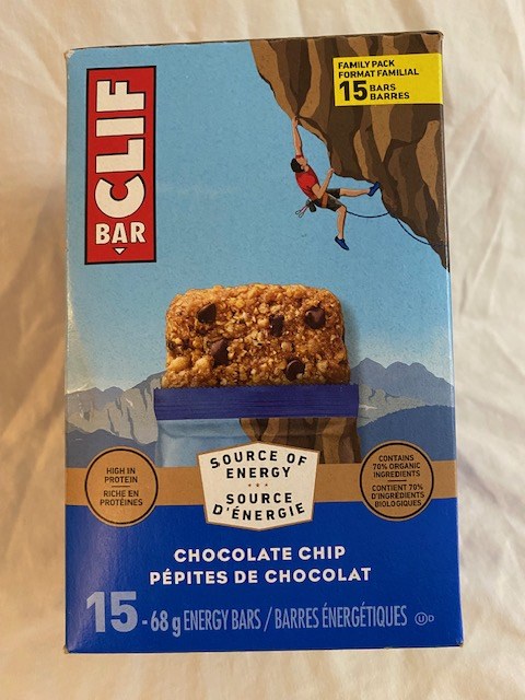 Events Viewbid - Cliff Bar - 15 Bar "Family Pack" - Chocolate Chip ...