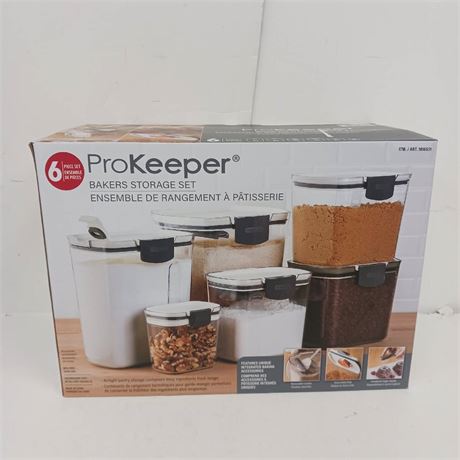 Events Viewbid - Pro Keeper Bakers Storage Set 6pcs