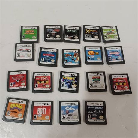 Events Viewbid - Lot of Nintendo DS Game Cartridges - SEE DESC