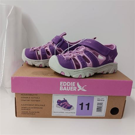 Events Viewbid - Kids Size11 Eddie Bauer Sandal/Sneaker Violet & Purple