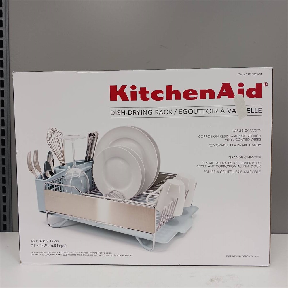 Events Viewbid - KitchenAid Dish-Drying Rack 19" x 14.9" x 6.8"
