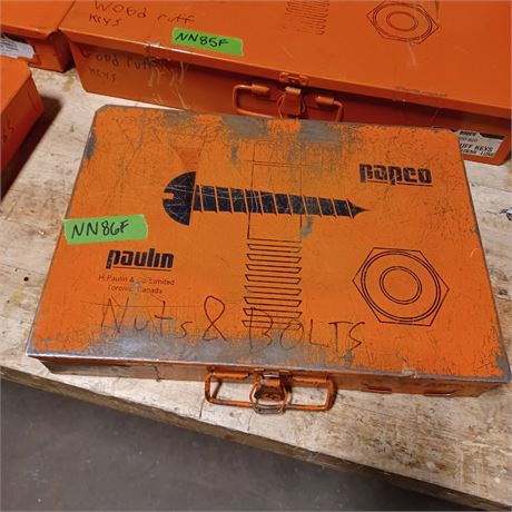 Events Viewbid - Papco Bolts , Nuts & Screws Kit W/ Case - SEE DESC