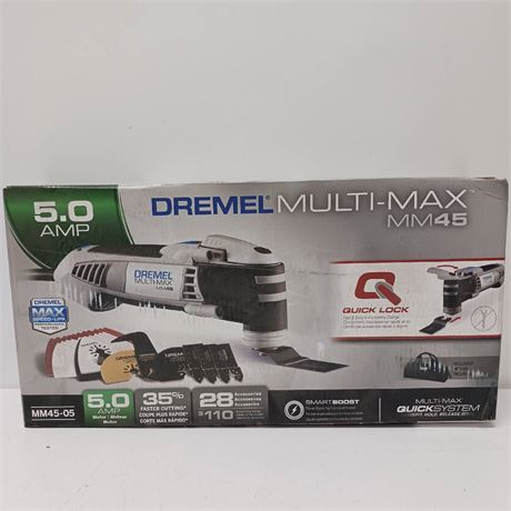 Events Viewbid - Dremel MultiMax Kit MM45 5amp, 29pc total