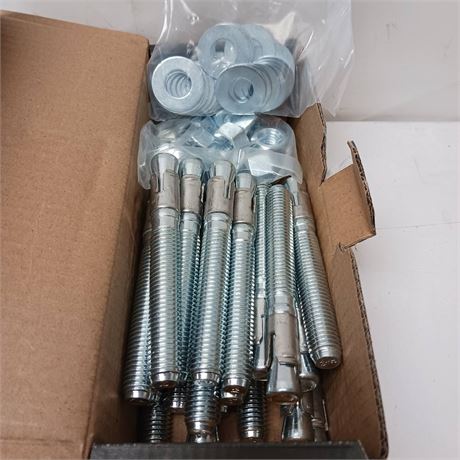 Events Viewbid - Box of Dewalt Power Stud SD2 Wedge Anchors 5/8" x 5 ...