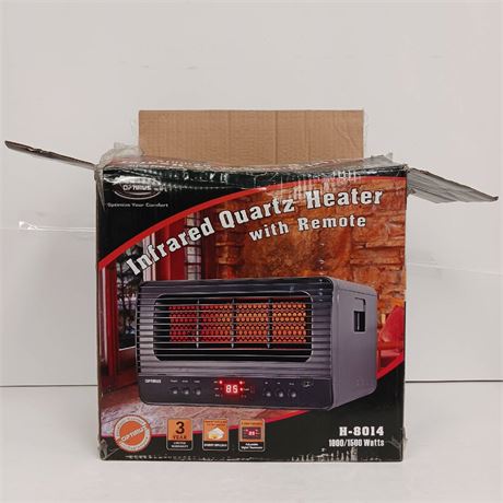 Events Viewbid - OPTIMUS Infrared Quartz Heater With Remote, H-8014 ...