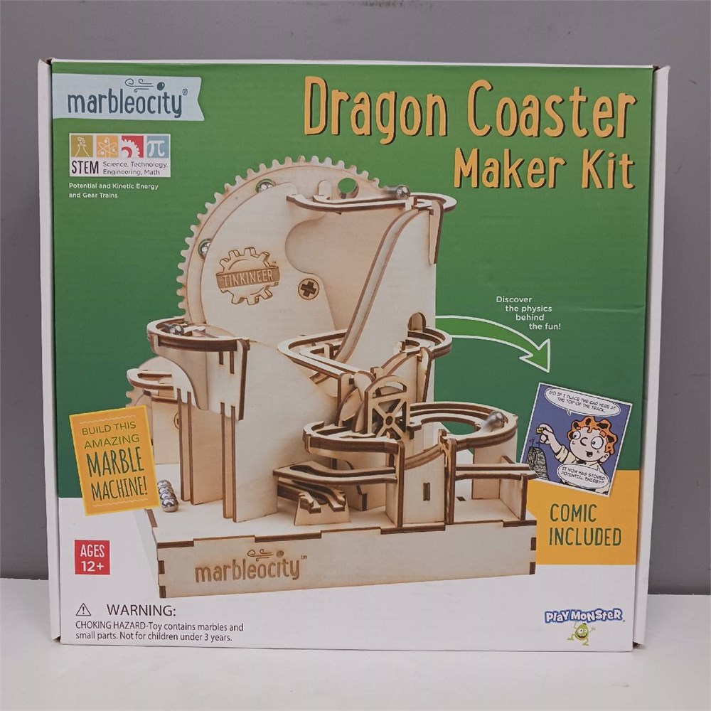 Events Viewbid - Marbleocity Dragon Coaster Maker Kit Ages 12+