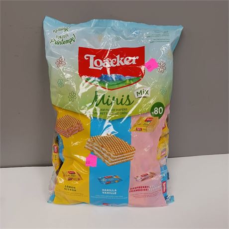 Events Viewbid - Loacker Minis Mix Cream Filled Wafers 80 Count 800g