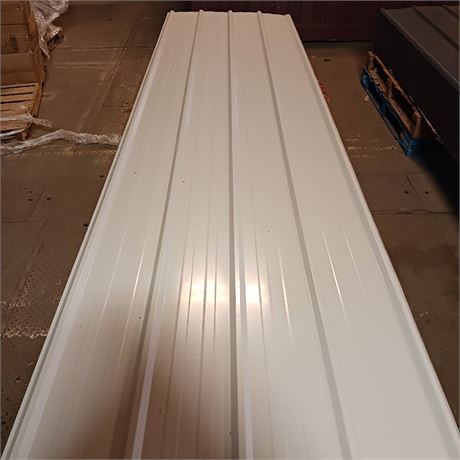 Events Viewbid - Lot of 20- White Metal Panels - 10' x 3'